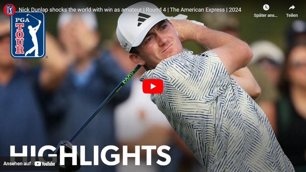 Amateur gewinnt auf der PGA Tour - zum ersten Mal seit 1991